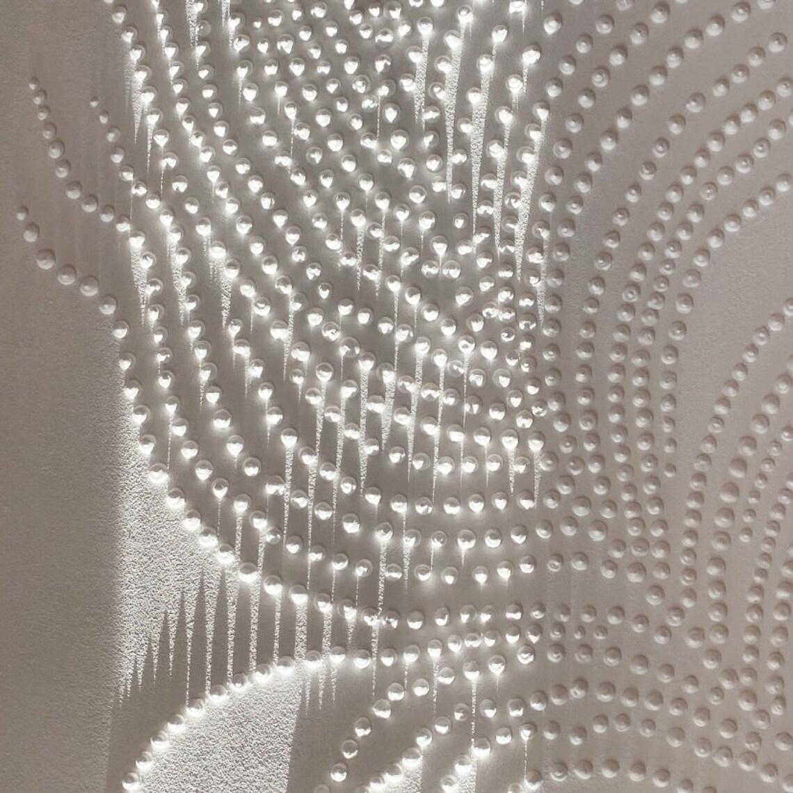 White 3d Points Feather, White 3d Abstract Rich Texture, Abstract Wall ...