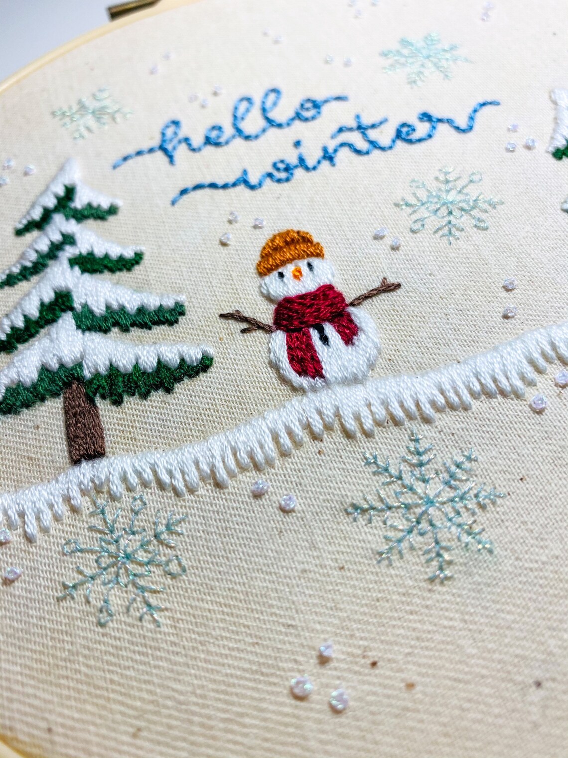 Sparkly Winter Snowflakes - Hello Winter - Winter Series - Embroidery ...