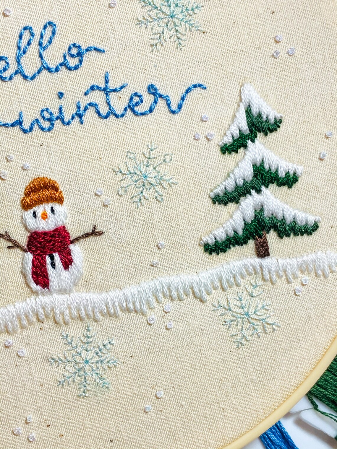 Sparkly Winter Snowflakes - Hello Winter - Winter Series - Embroidery ...