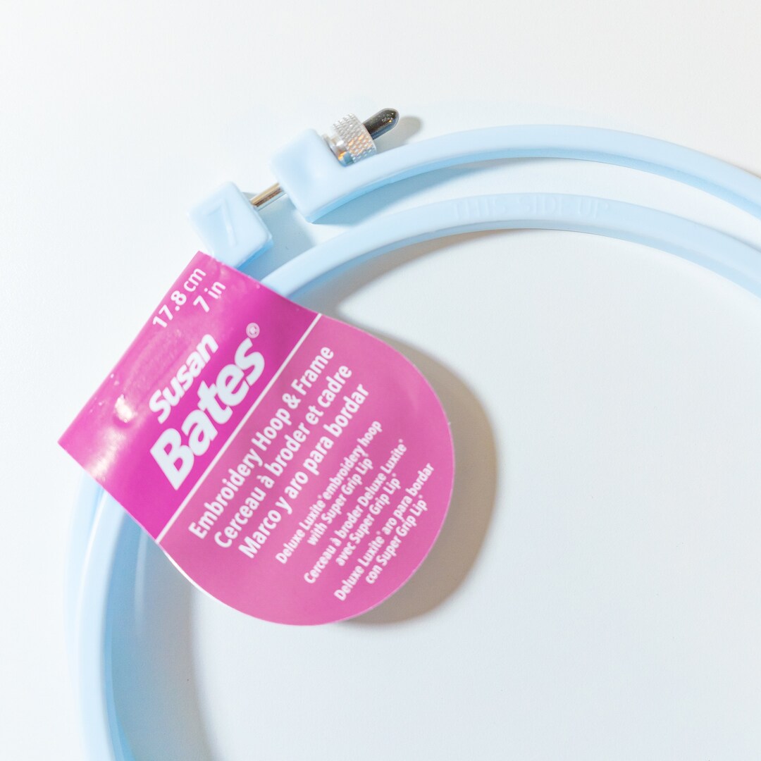 Beginner 7" Embroidery Hoop - Susan Bates Deluxe Embroidery Hoop With ...