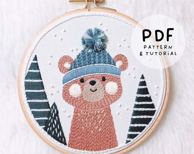 Sparkly Winter Snowflakes - Hello Winter - Winter Series - Embroidery ...