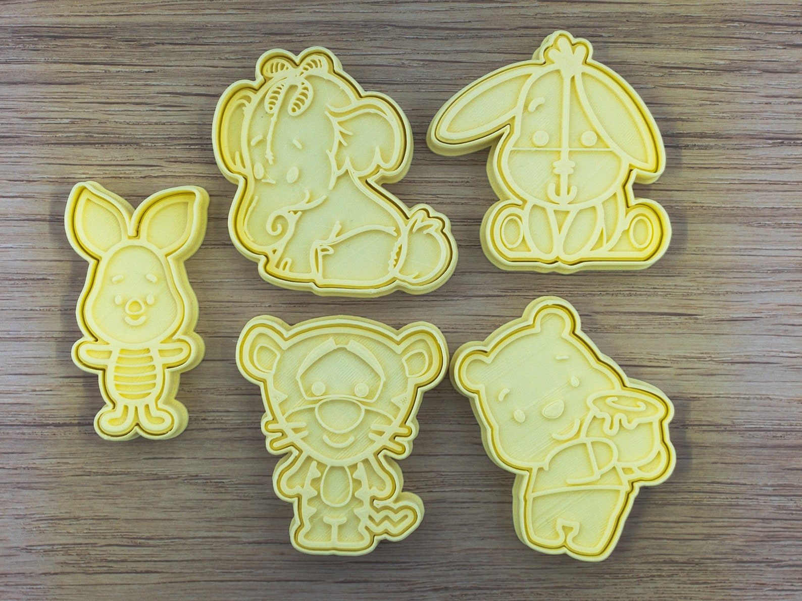 Winnie the Pooh Cookie Cutter Set Piglet Tigger Eeyore Heffalump ...