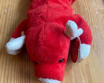 1998 Ty Beanie Buddy Snort the Red Bull - Etsy