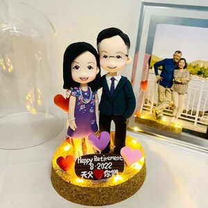 Customized Wedding Cake Topper | Handmade Bobble Head Figure ...