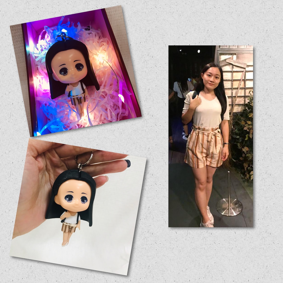 Customized Figure Hand Sculpted Polymer Clay Keychain 3D | Etsy