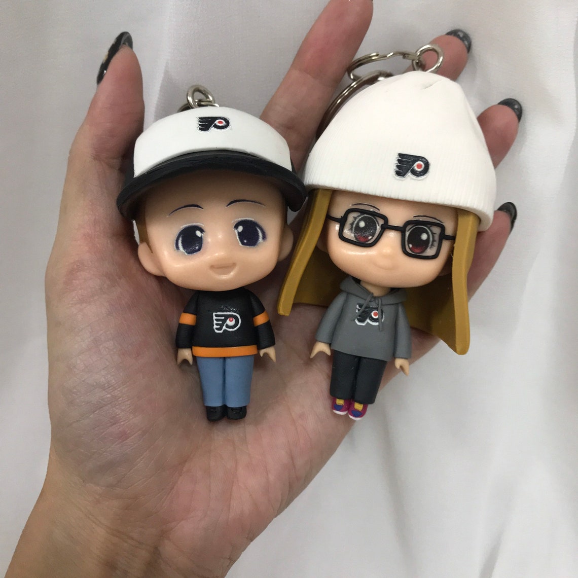 Handmade Personalized Figure Polymer Clay Keychain Custom - Etsy