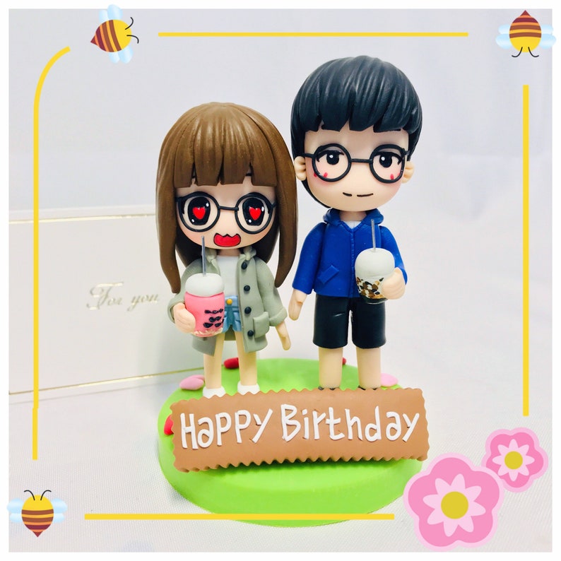 Handmade Personalized Figure Small Size Polymer Clay Character | Etsy