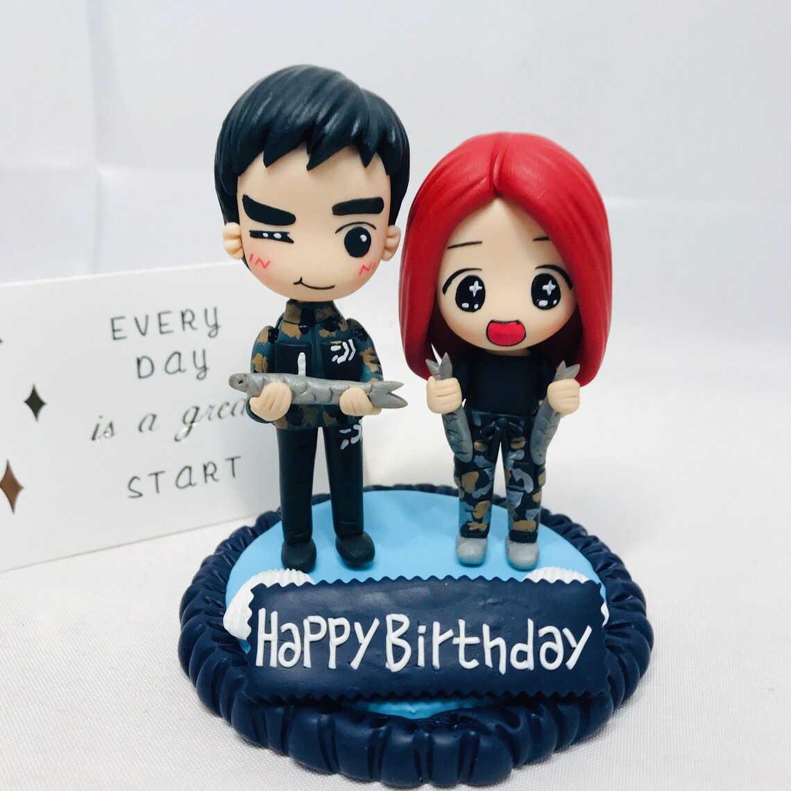 Handmade Personalized Figure Small Size Polymer Clay Character | Etsy