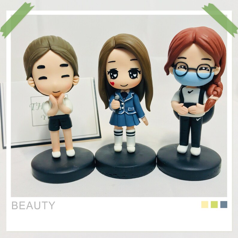 Handmade Personalized Figure Small Size Polymer Clay Character | Etsy