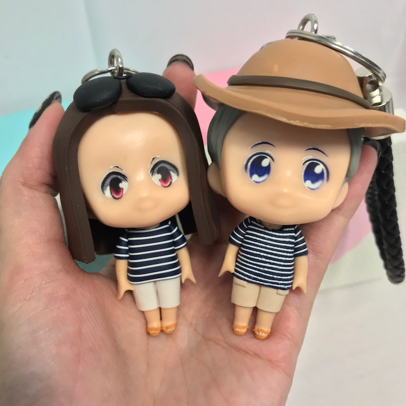 Handmade Personalized Figure Polymer Clay Keychain Custom - Etsy