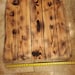 Rustic Wood Table Top Live Edge Style Torched BURNT VARIOUS SIZES - Etsy