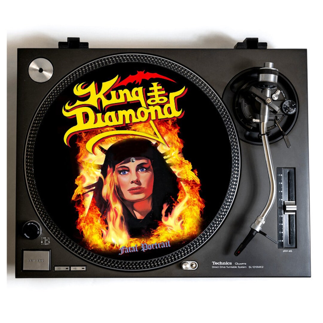 King Diamond Fatal Portrait Turntable Slipmat for Vinyl Records ...