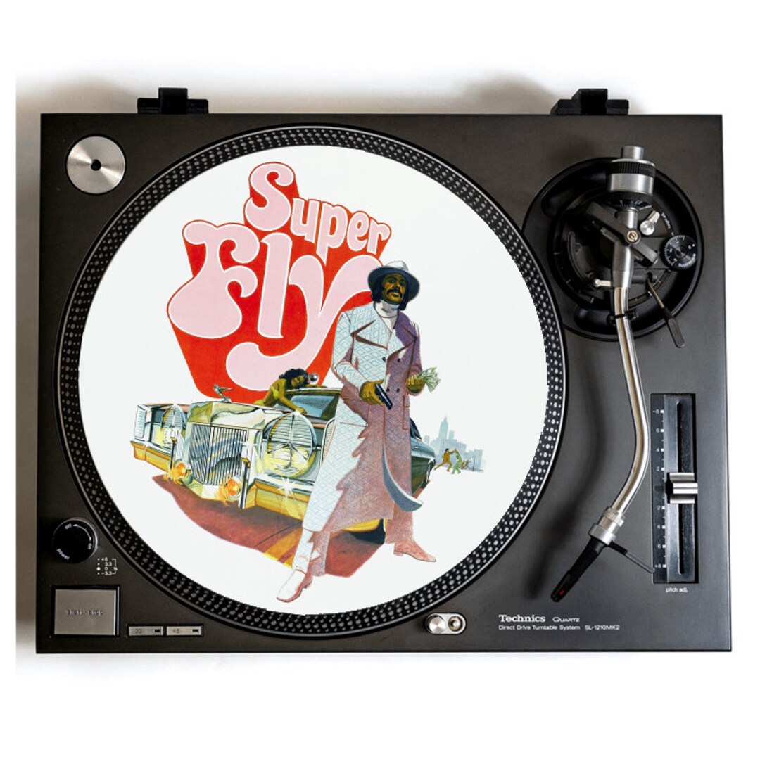 Super Fly B-movie Turntable Slipmat for Vinyl Records, DJ Slip Mats ...