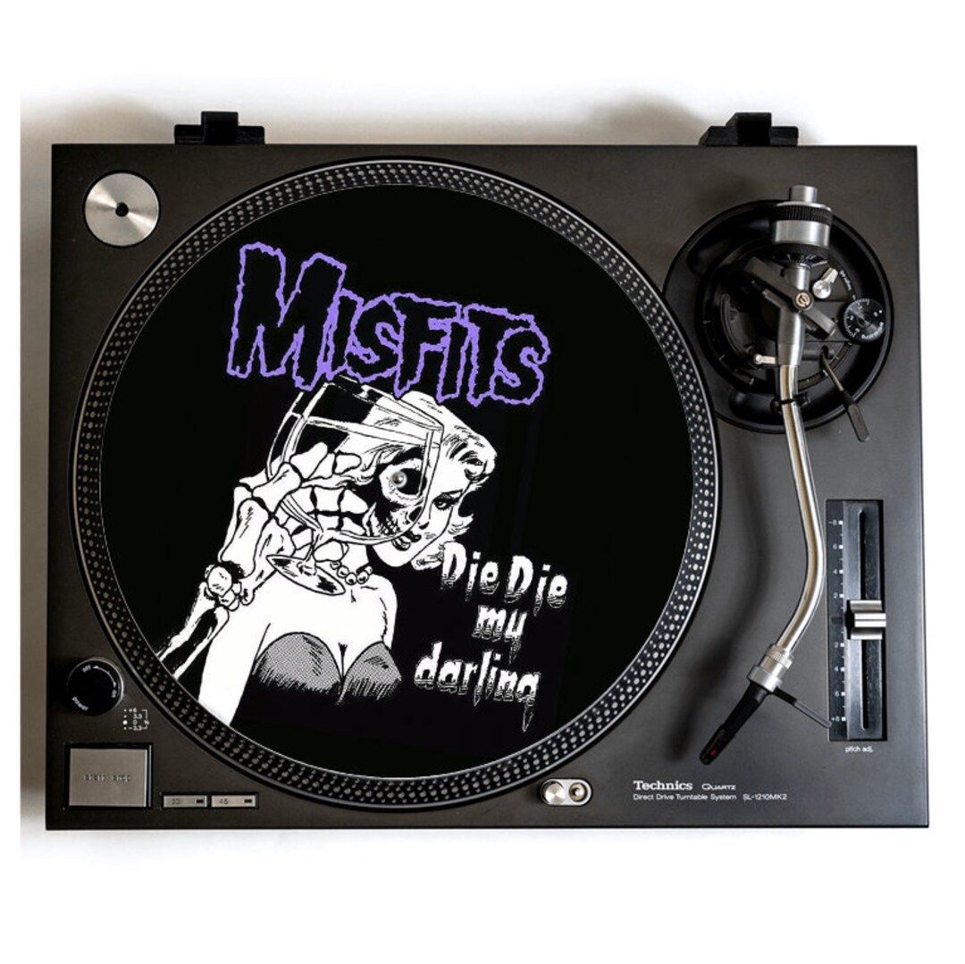Misfits Turntable Slipmat Vinyl Records Punk Rock Hardcore - Etsy