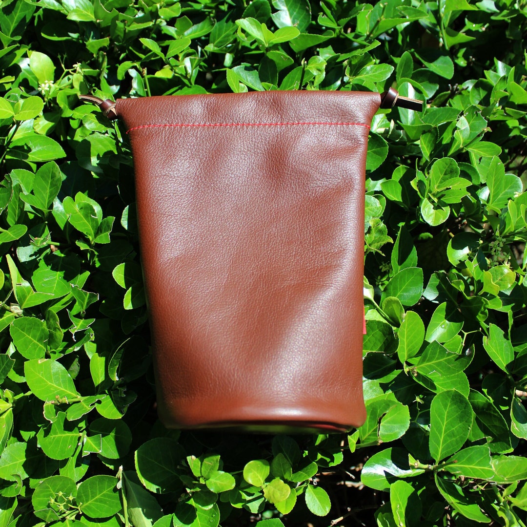 Leather Golf Shag Bag Practice Ball Bag Range Caddy Personalized Full ...