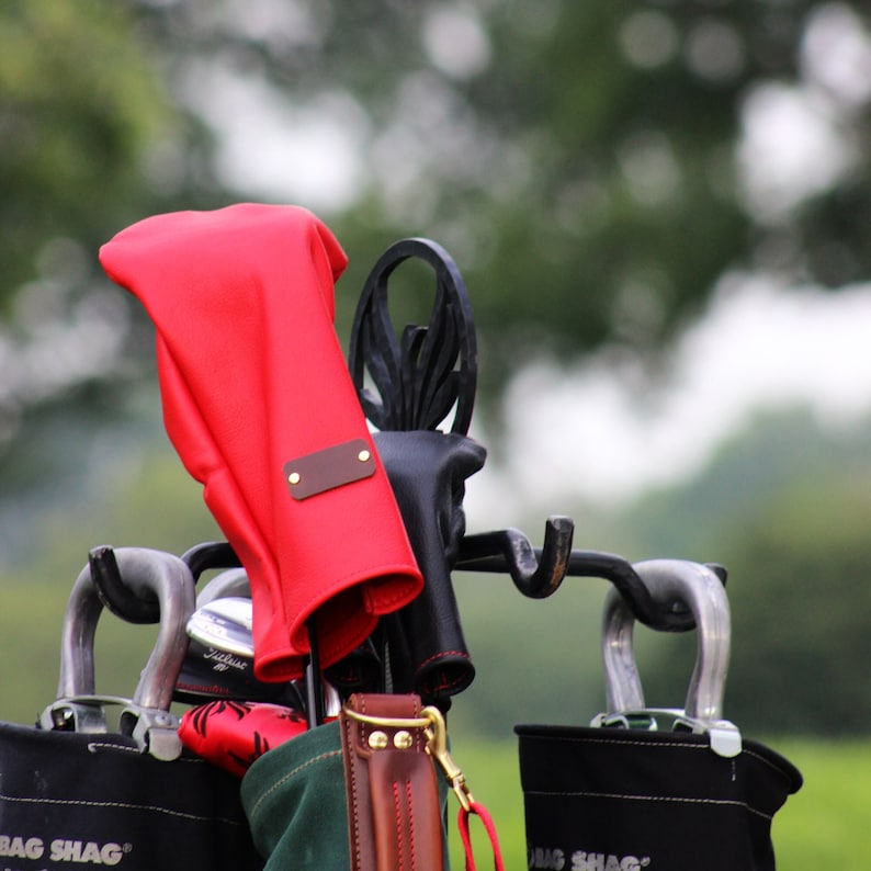 Leather Golf Headcovers | Driver, Fairway & Hybrid Custom Club Covers ...