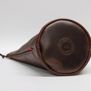 Leather Golf Shag Bag | Personalized Practice Ball Bag | Range Caddy ...