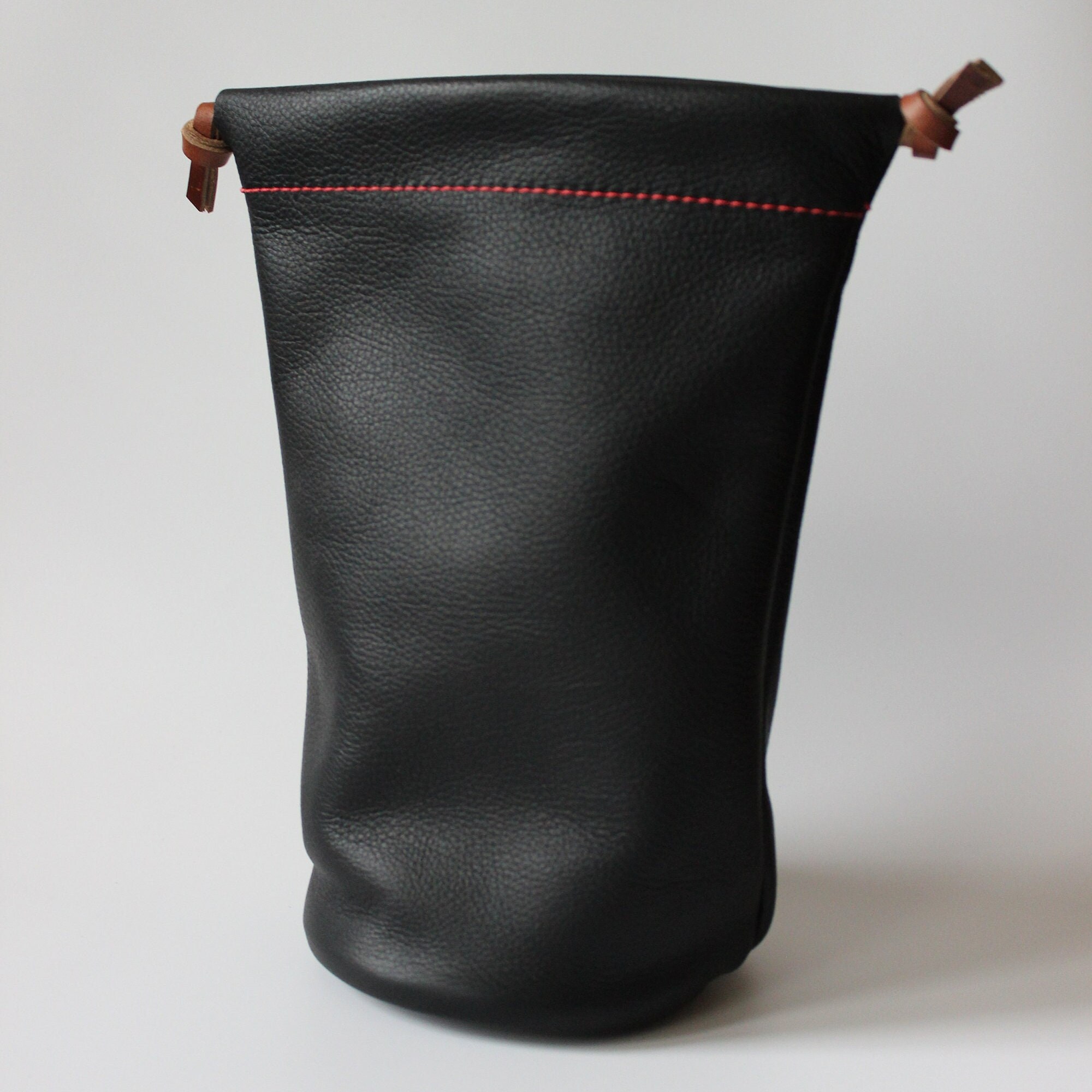 Leather Golf Shag Bag Practice Ball Bag Range Caddy Personalized Full ...