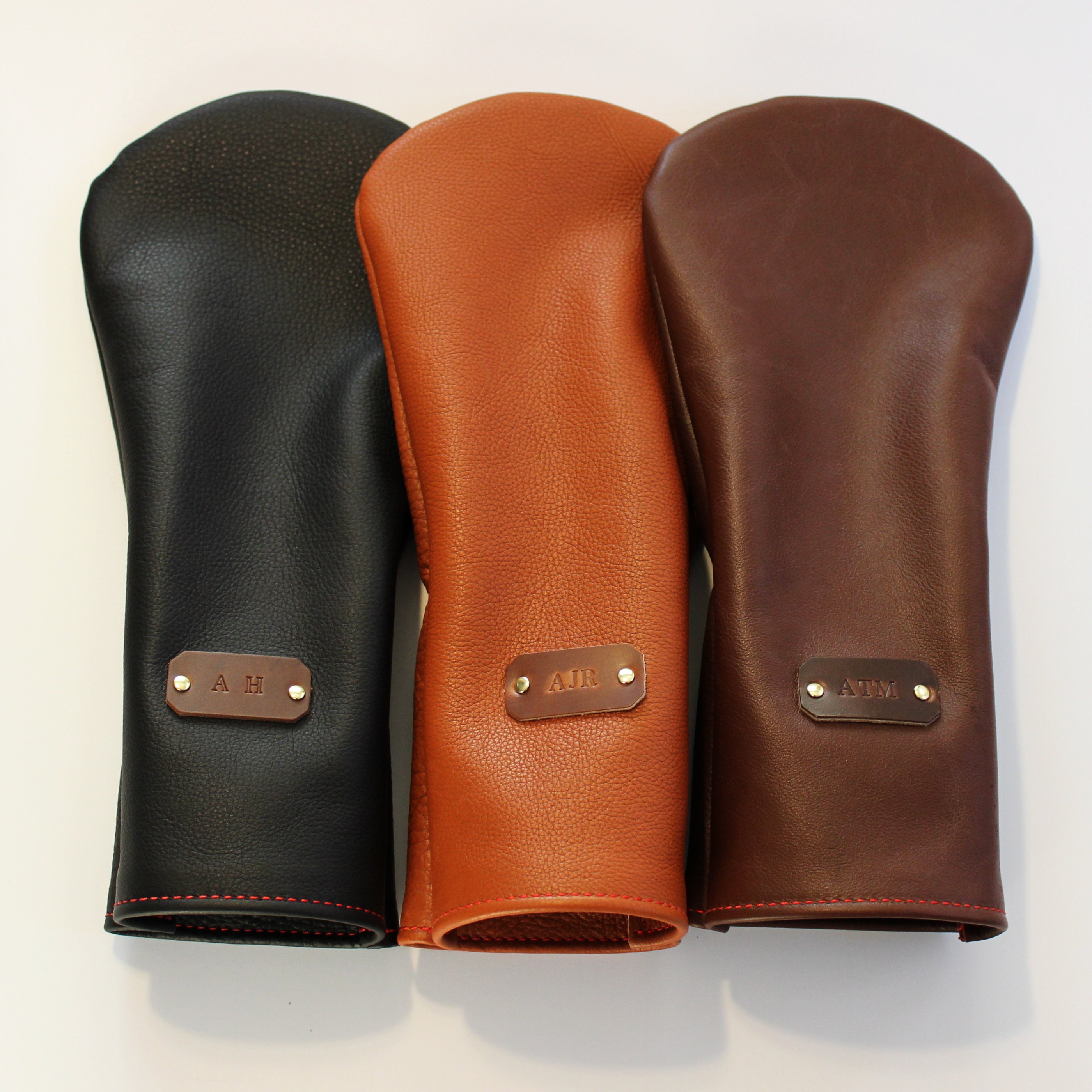 Leather Golf Headcovers | Driver, Fairway & Hybrid Custom Club Covers ...