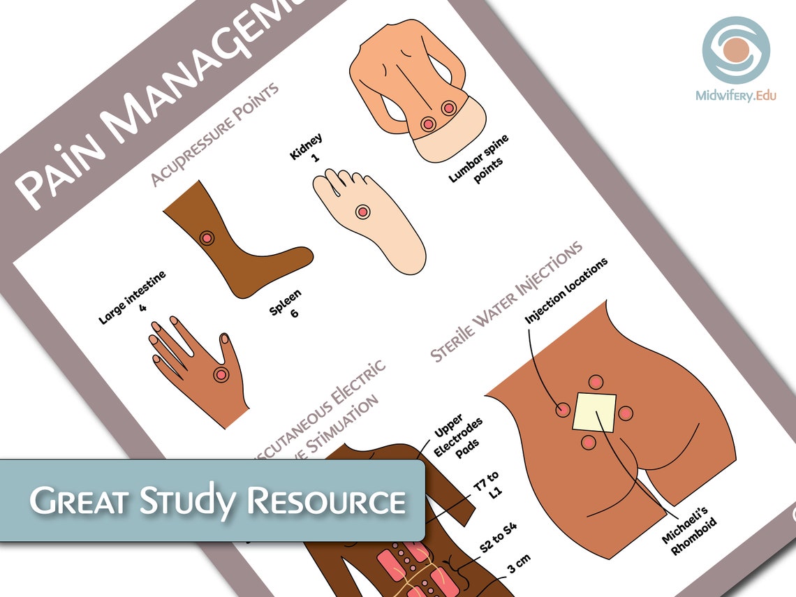 Pain Management Educational Poster - Etsy