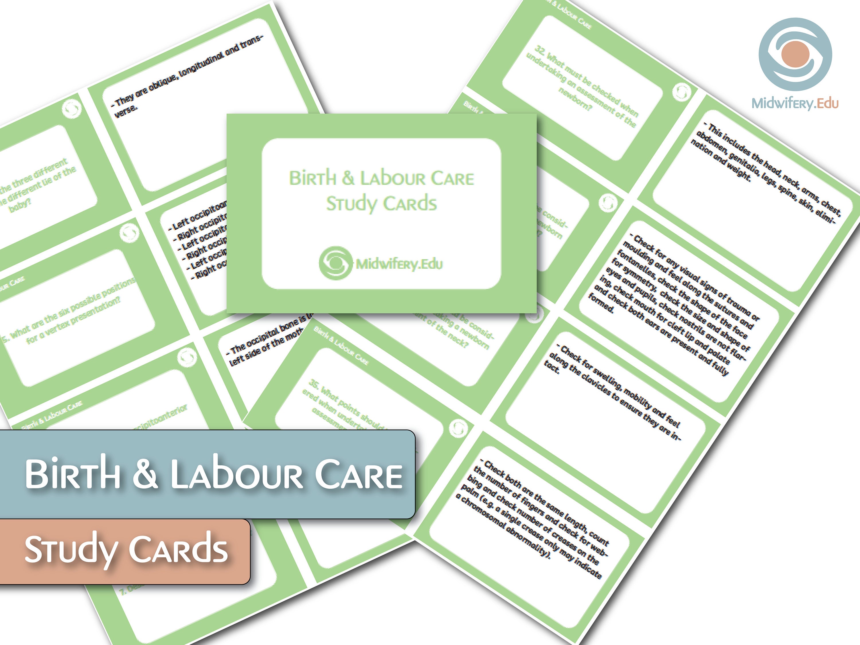 Birth & Labour Study Cards - Etsy UK
