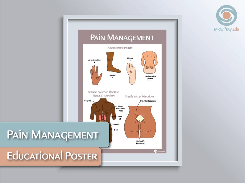 Pain Management Educational Poster - Etsy