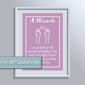 Antenatal Affirmation Cards - Etsy