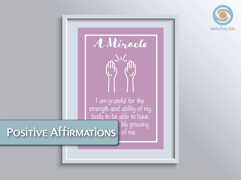 Antenatal Affirmation Cards - Etsy