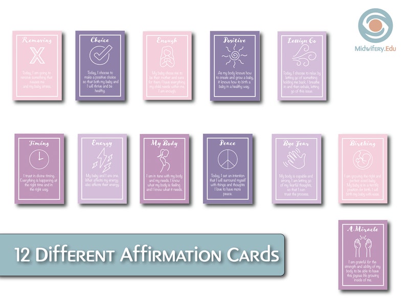 Antenatal Affirmation Cards - Etsy