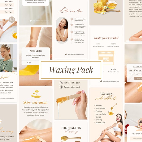 Waxing Templates - Etsy