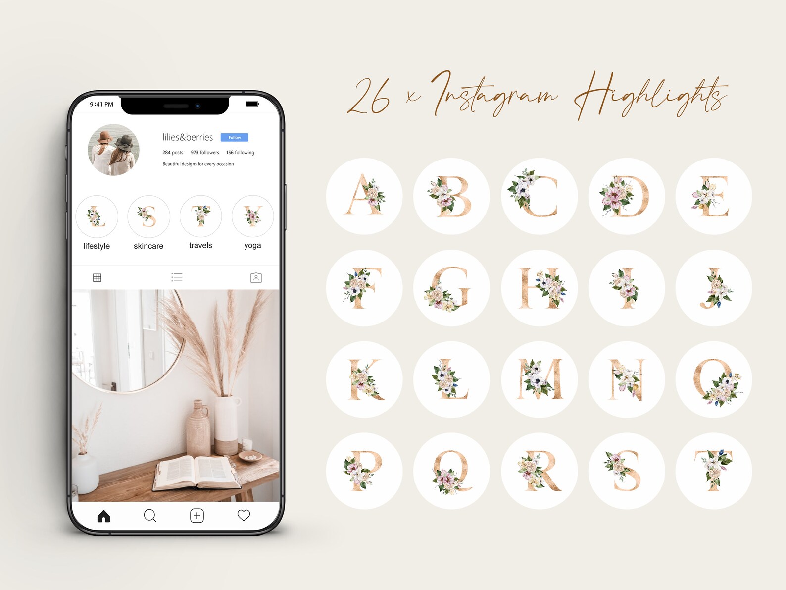 Alphabet Instagram Highlight Icons Black Ig Story Highlight - Etsy