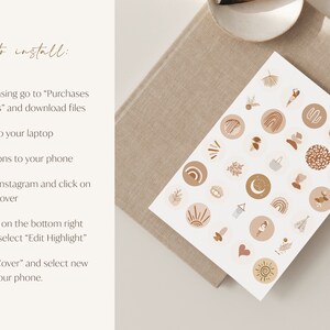 Boho Instagram Highlight Icons Abstract Ig Story Highlight Covers ...