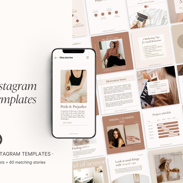 Canva Social Media Infographic Template - Etsy