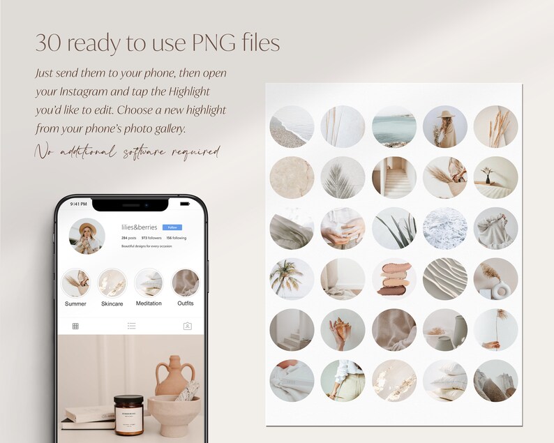 Neutral Instagram Highlight Icons Minimal Ig Story Highlight | Etsy
