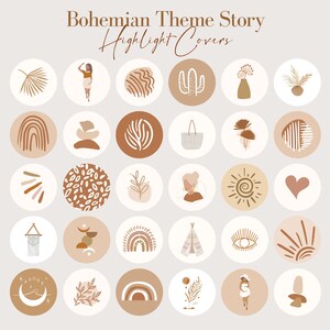 Boho Instagram Highlight Icons Abstract Ig Story Highlight Covers ...