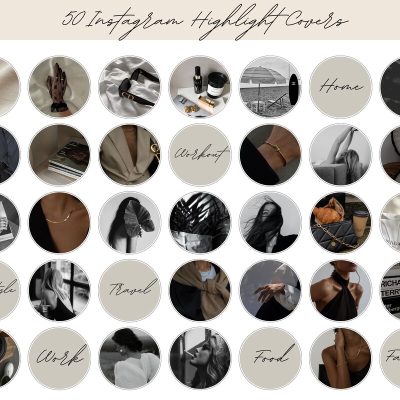 Highlight Covers - Etsy