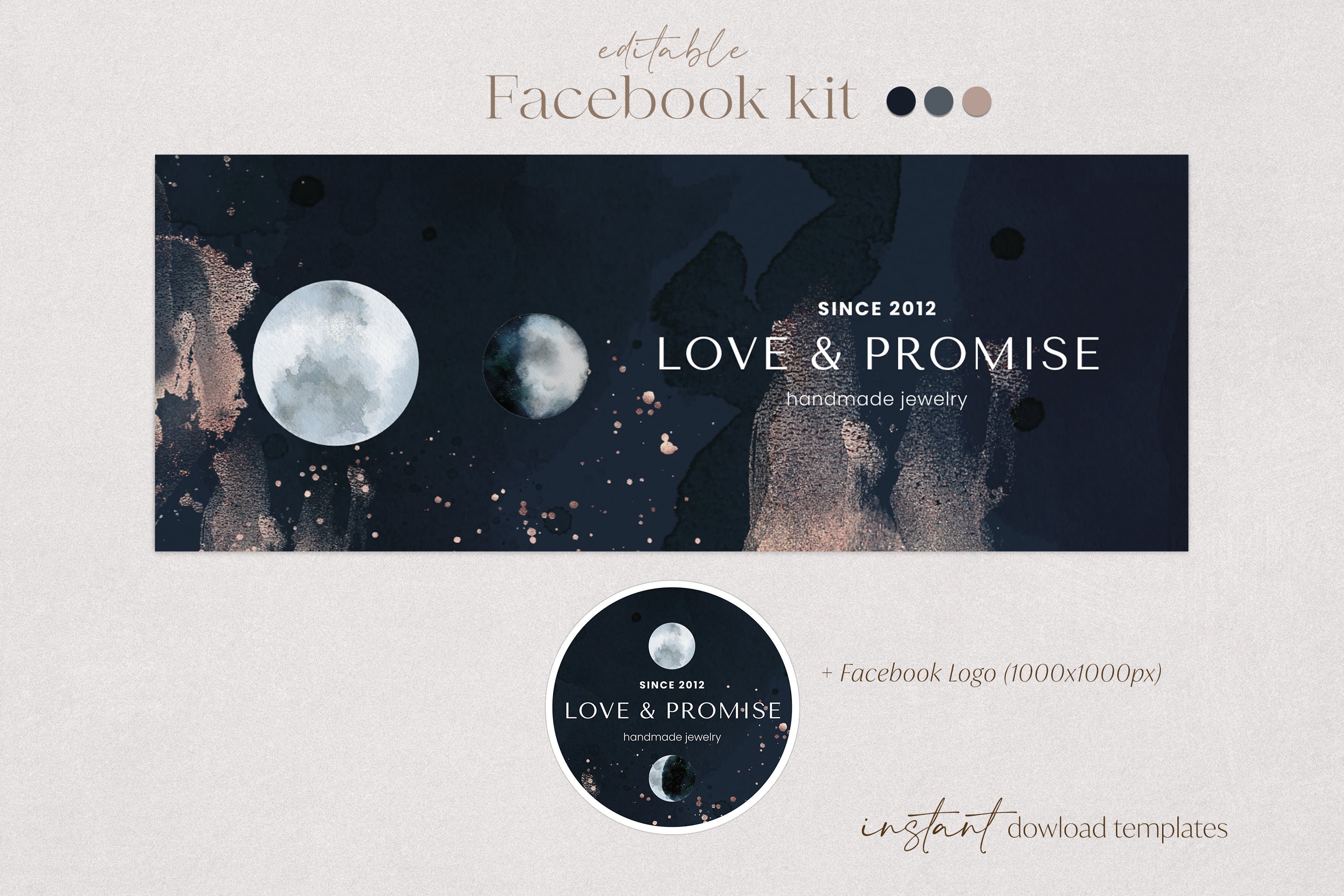 Full Moon Facebook Covers