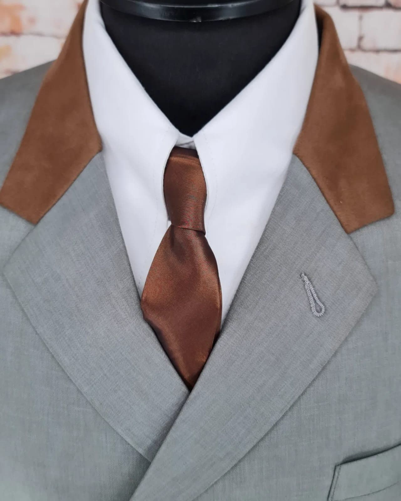 Mod Suit 6 Button Double Breasted Suit Grey Mix Wool Mix Suit - Etsy