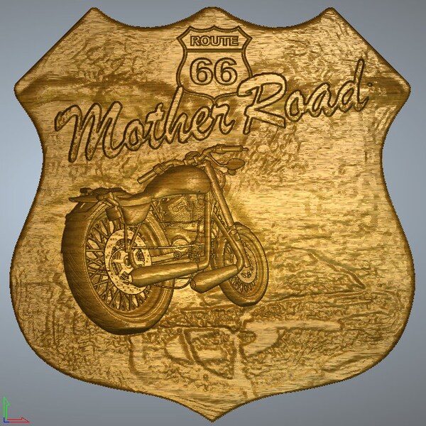 Motorcycle Stl File for Cnc - Etsy