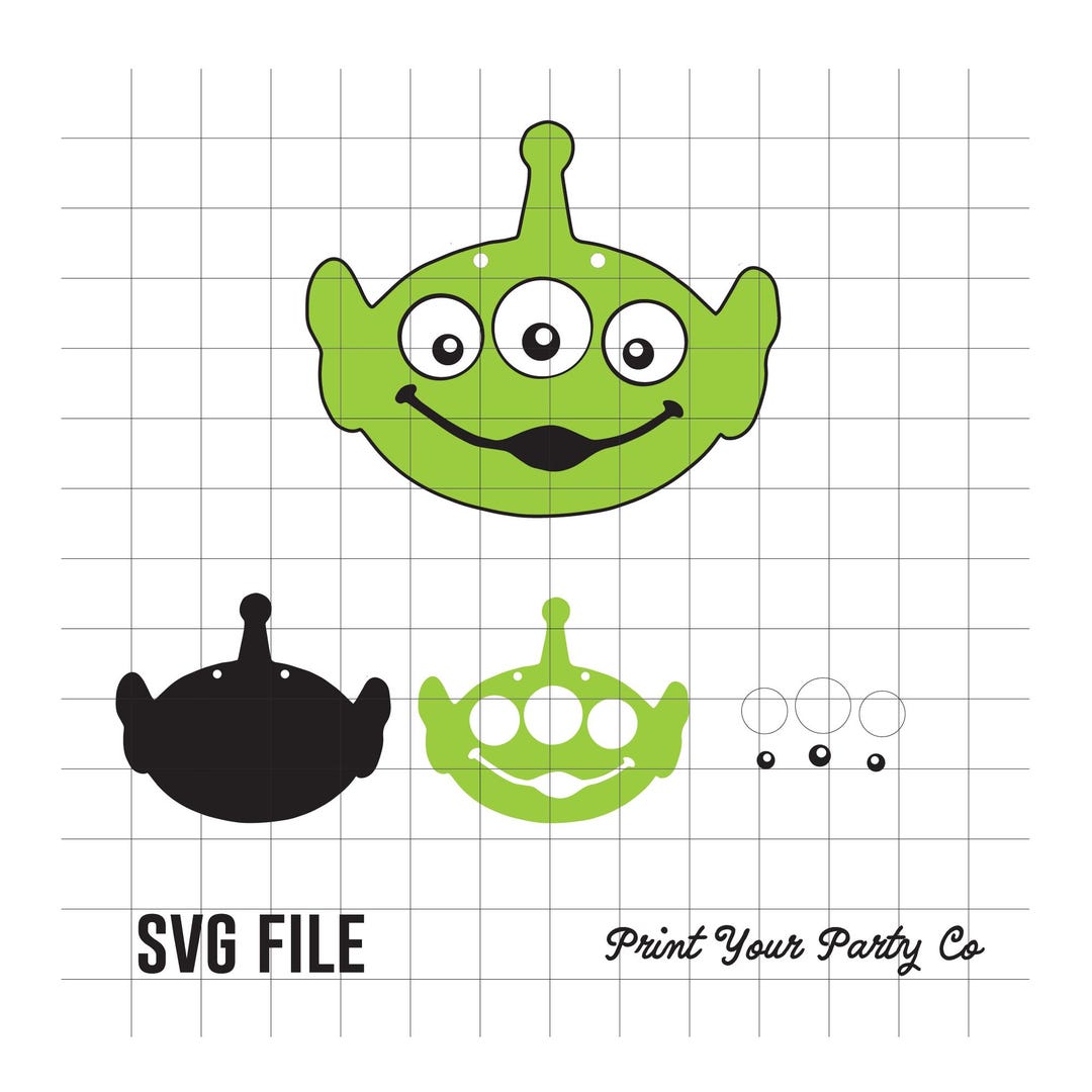 Alien Banner SVG File - Etsy