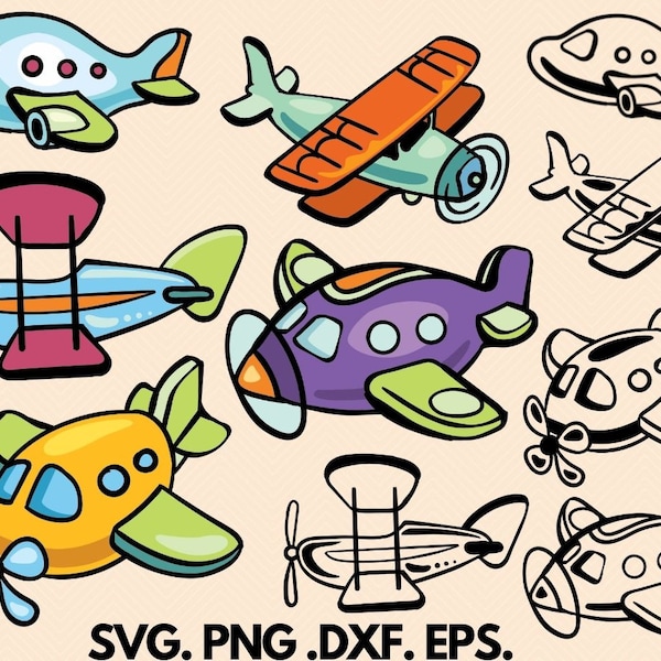 Plane Svg - Etsy