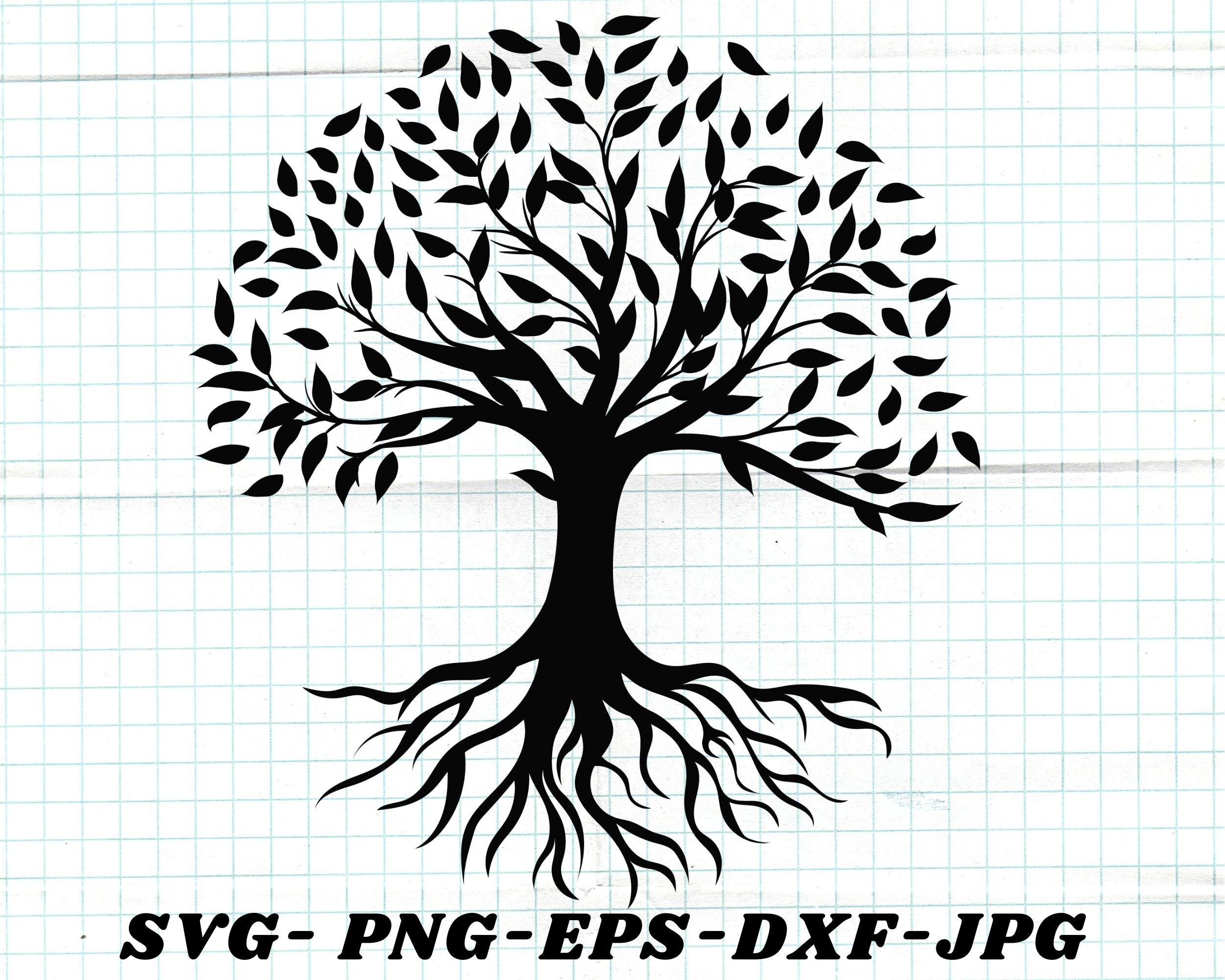 Tree of Life SVG Tree Svg tree of Life Png tree Silhouette - Etsy Australia