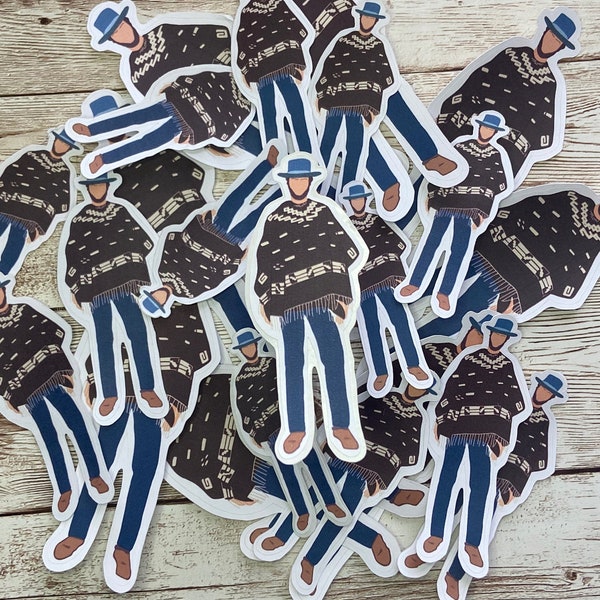 Cowboy Poncho For Men Clint Eastwood Style Wool Poncho – Bounty Hunter ...