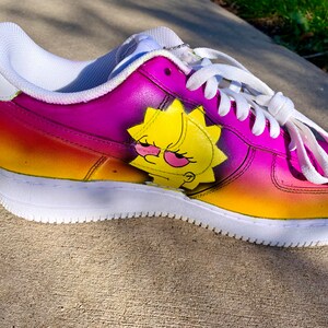 Custom Stoned Simpsons Air Force Ones - Etsy