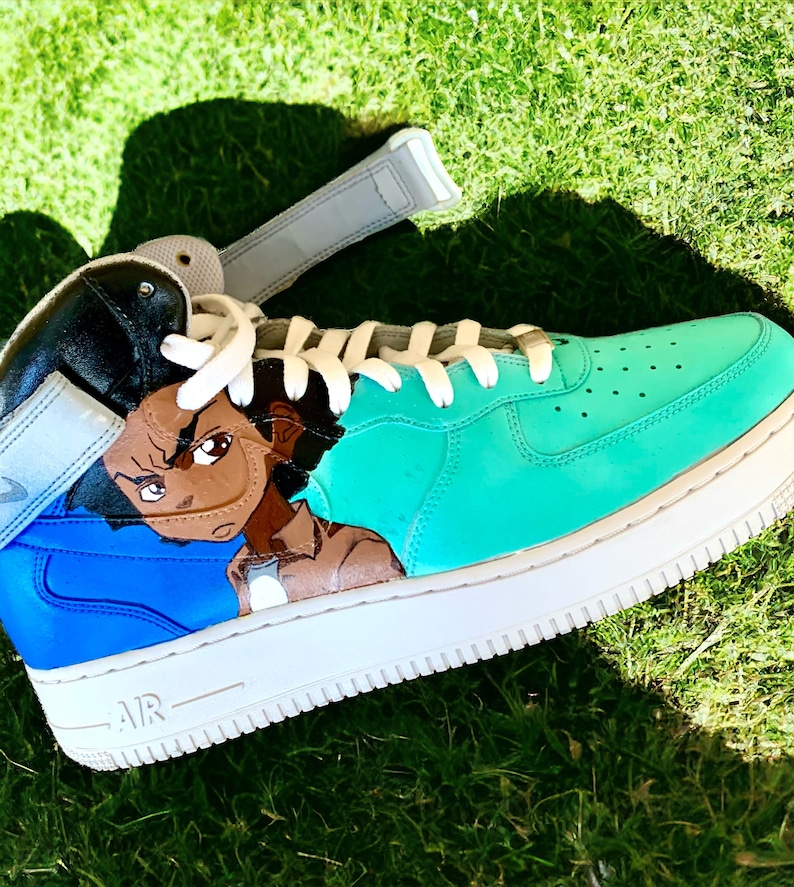 Custom Boondocks Airforce Ones - Etsy