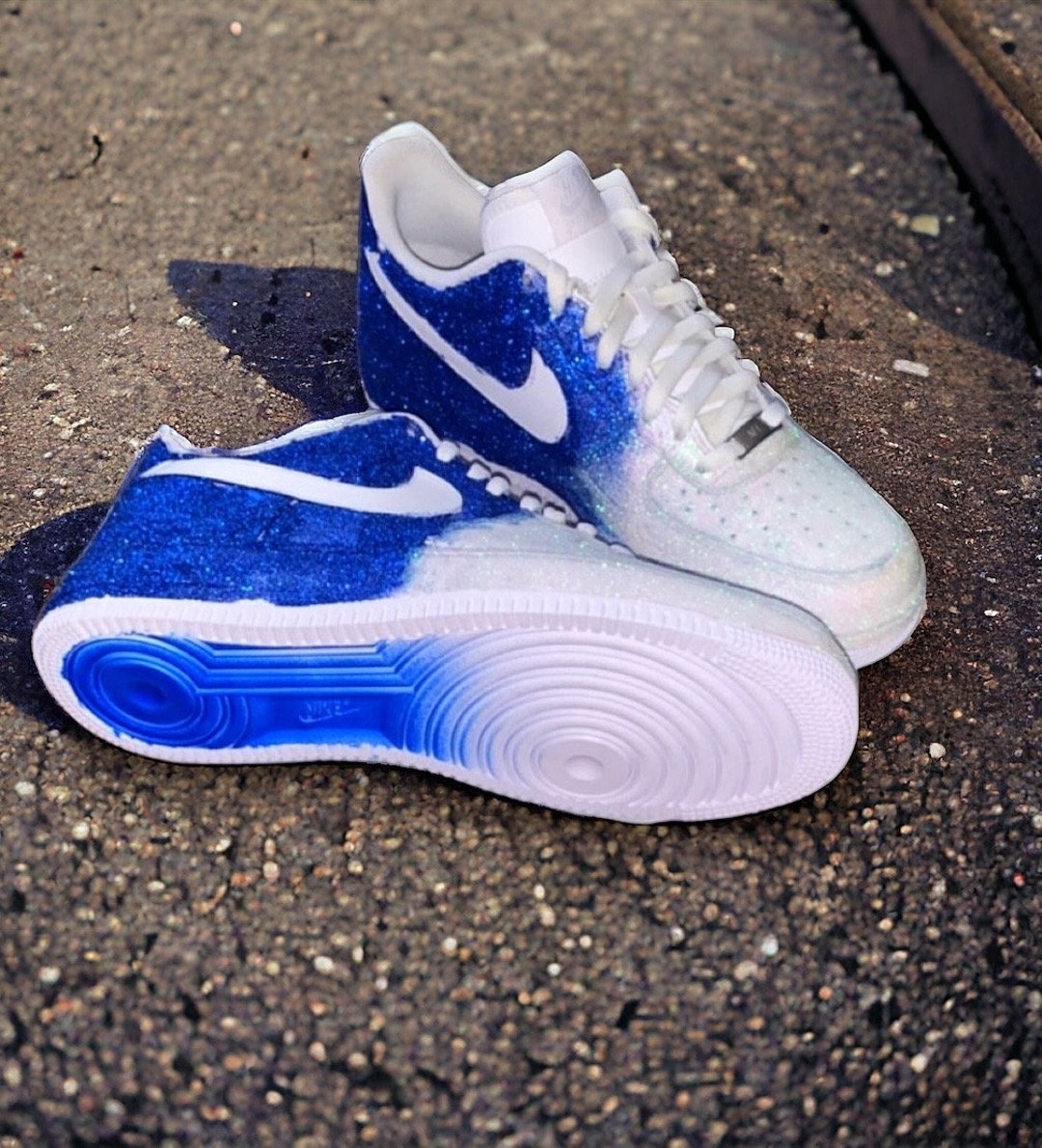 Custom Glitter Fade Af1s - Etsy