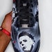 Custom Halloween Villain Black Air Force 1, Horror Art, Personalized ...
