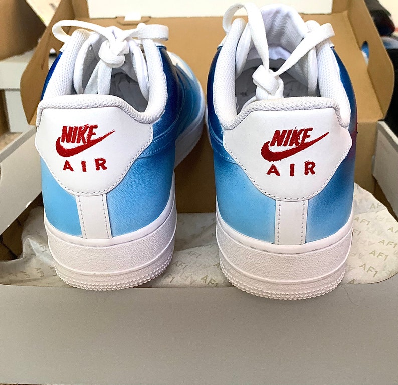 Custom Spider Man Af1s Sneakers & Athletic Shoes Marvel Custom Nike Air ...