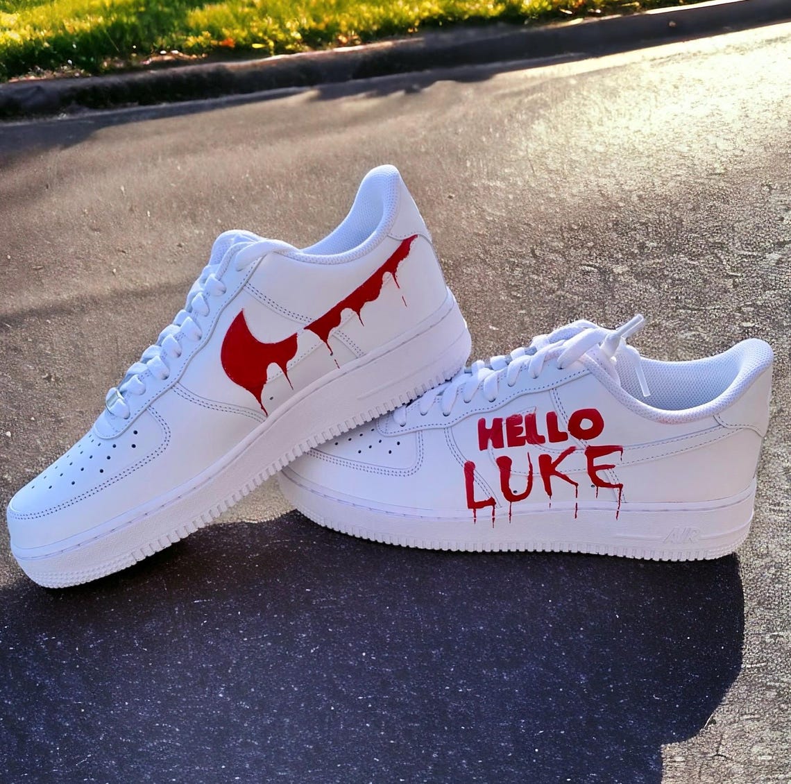 Custom Halloween Sneaker, Personalized Gift, Horror Af1’s, Horror Movie ...