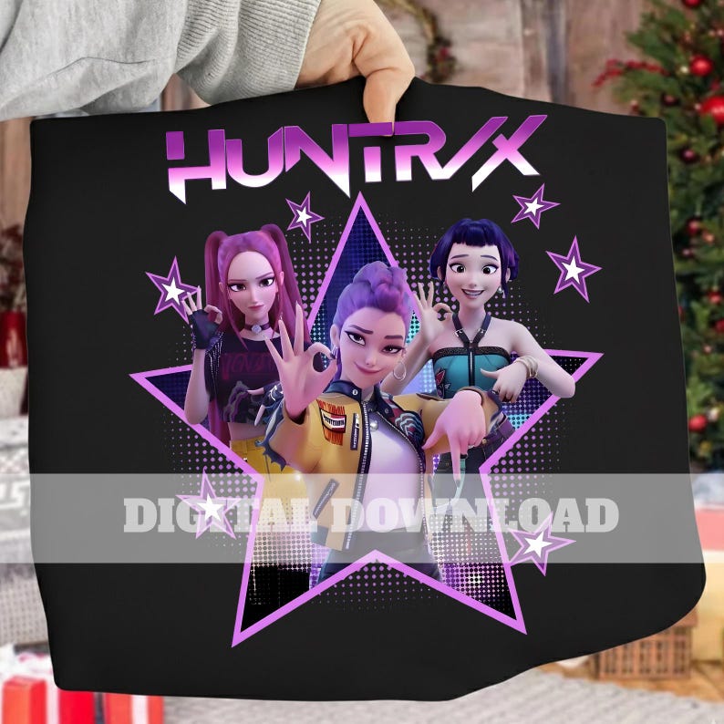 Huntrix Six Seven Meme PNG, Kpop Demon Hunters Art, Mira Zoey Rumi ...